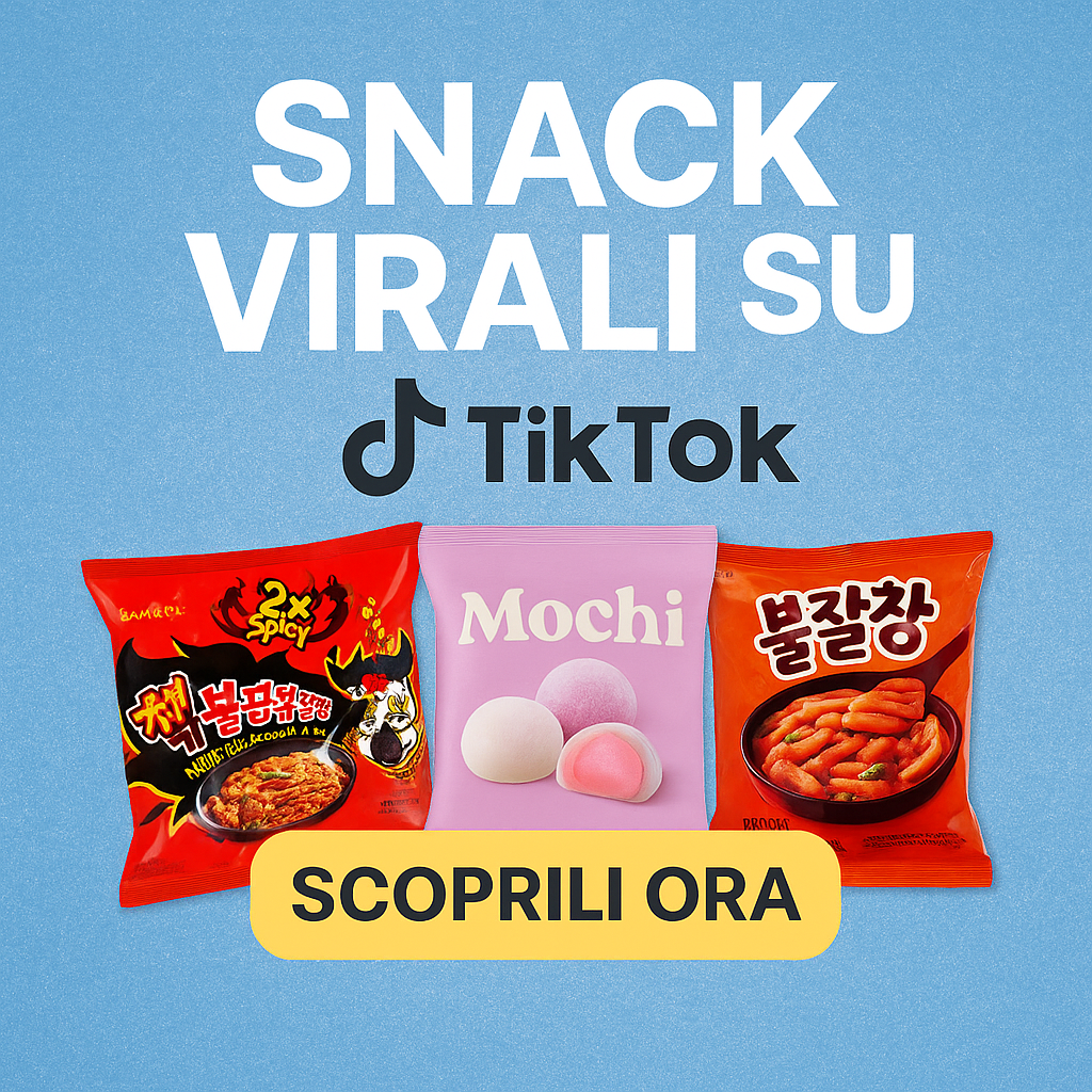 Snack virali su TikTok & Instagram – Maxi Shop Asian Food